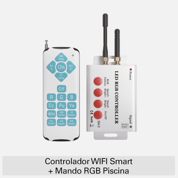 · Controlador WIFI SMART+ Mando RGB Luminaria piscina · CELER